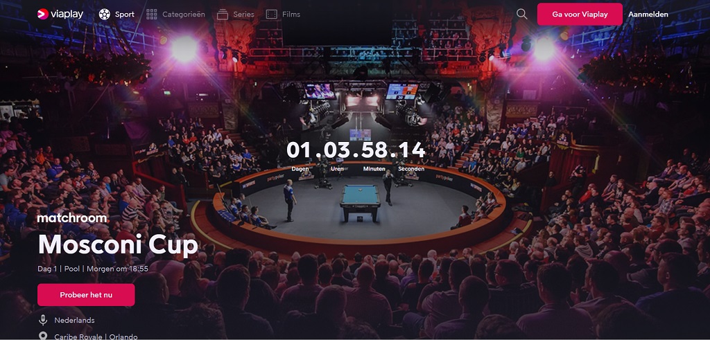 Mosconi Cup 2024 alle dagen live op Viaplay met Nederlands commentaar | KNBB